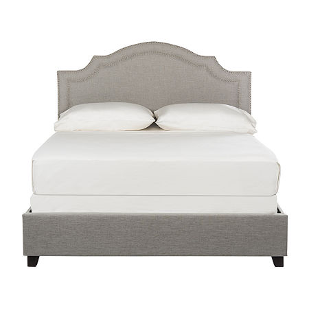 Click here for Theron Upholstered Bed w/nail-head trim  One Size... prices