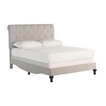 Click here for Hathaway Sleigh Upholstered Bed  One Size  Gray prices