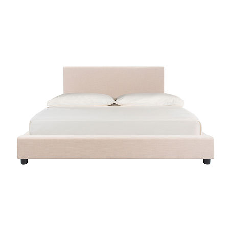 Click here for Carter Upholstered Bed Frame  One Size  Beige prices