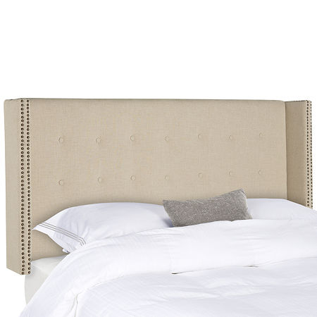 Click here for Keegan Linen Upholstered Headboard  One Size  Beig... prices