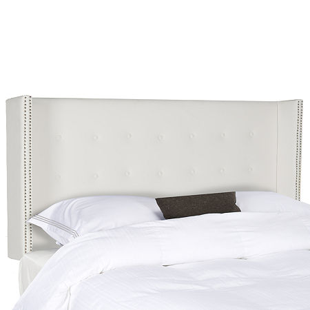 Click here for Keegan Polyester Upholstered Tufted Nailhead Trim... prices