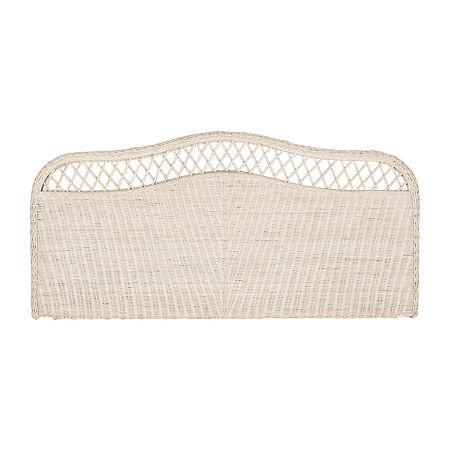 Click here for Sephina Basketweave Headboard  One Size  White prices