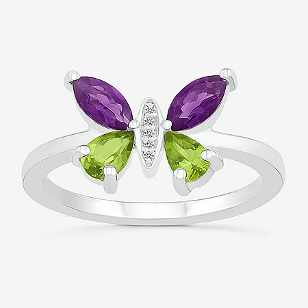 Click here for Womens Diamond Accent Genuine Purple Amethyst Ster... prices