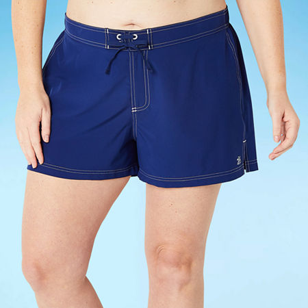 Click here for ZeroXposur Womens Plus Swim Shorts  0x  Blue prices