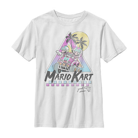 Click here for Little & Big Kid Boys Crew Neck Short Sleeve Slim... prices