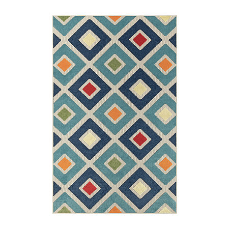 Click here for Corazon Contemporary Diamond 5X8 Indoor Outdoor Re... prices