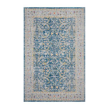 Click here for Anica Bordered Floral Filigree Indoor Outdoor Rect... prices