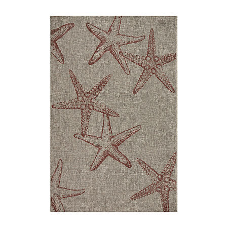 Click here for Celeste Starfish Indoor Outdoor Rectangular Area R... prices
