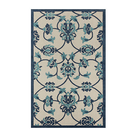 Click here for Corazon Coastal Floral Filigree Indoor Outdoor Rec... prices