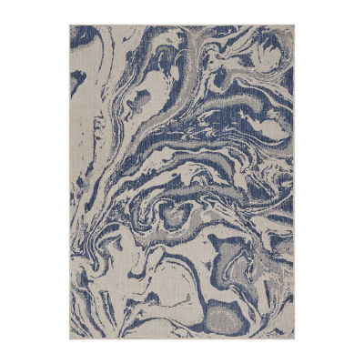 Samantha Abstract Oasis Indoor Outdoor Rectangular Area Rug, Color ...