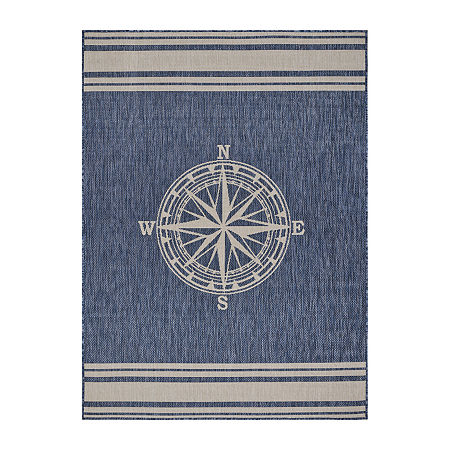 Click here for Samantha Nautical Navigation Indoor Outdoor Rectan... prices