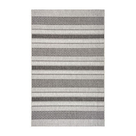 Click here for Sylvestra Banded Heather Indoor Outdoor Rectangula... prices