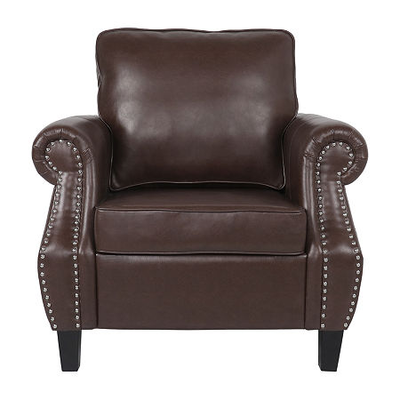 Click here for Dowd Roll Arm Chair  One Size  Brown prices