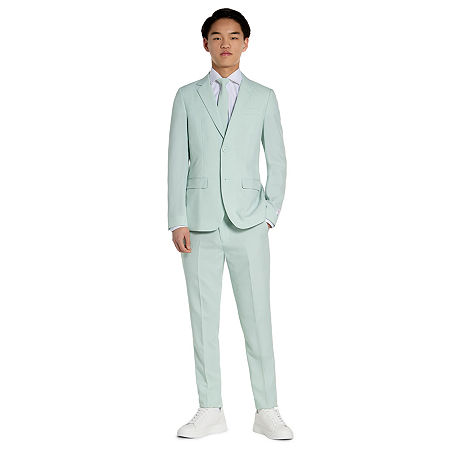 OppoSuits Teen Boys Magic Mint 3-Piece Suit - Teal/Mint