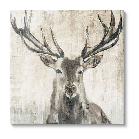 Click here for Stupell Industries Rustic Deer Elk Wildlife Portra... prices