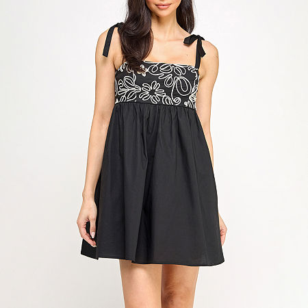 Click here for City Triangle Womens Embroidered Babydoll Dress Ju... prices