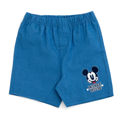 Disney Baby Boys 2-pc. Mickey Mouse Short Set, Color: White - JCPenney