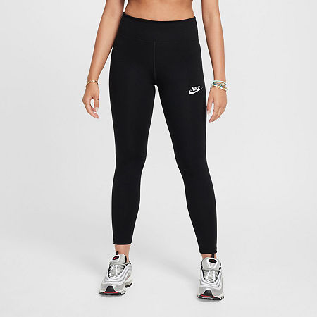 Click here for Nike Big Kid Girls High Rise Knit Active Skinny Fu... prices