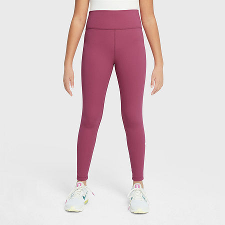 Click here for Nike Dri-Fit One Big Kid Girls High Rise Knit Acti... prices