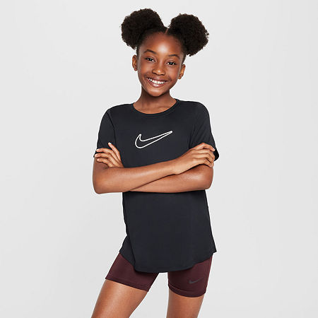 Click here for Nike Big Girls One Fitted Dri-fit Short-Sleeve Top... prices