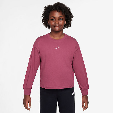 Click here for Nike Big Kid Girls Crew Neck Long Sleeve Active T-... prices