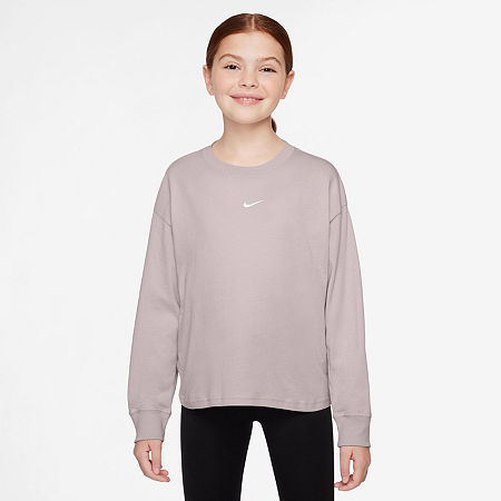 Click here for Nike Big Kid Girls Crew Neck Long Sleeve Active T-... prices
