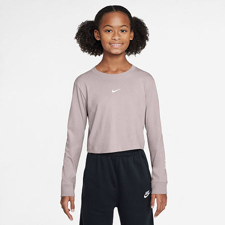 Click here for Nike Big Kid Girls Crew Neck Long Sleeve Active T-... prices