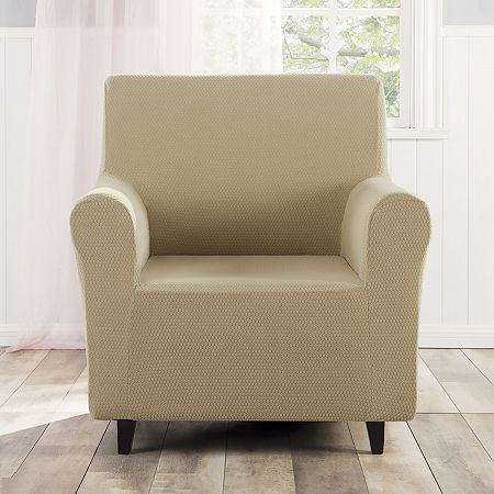 Click here for No 918 Belmar Armchair Slipcover  One Size  Beige prices