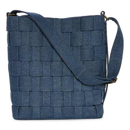 Click here for a.n.a Cynthia Woven Bucket Bag  One Size  Blue prices