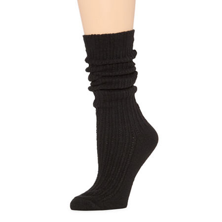 Click here for Arizona Slouch Womens 1 Pair Crew Socks  4-10  Bla... prices
