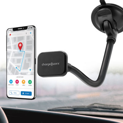 Chargeworx Magnetic Flexble-Neck Windshield Cell Phone Car Mount CHA ...