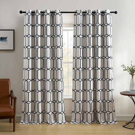 Click here for Elrene Kaiden Geometric Room Darkening Window Curt... prices