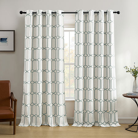 Click here for Elrene Kaiden Geometric Room Darkening Window Curt... prices