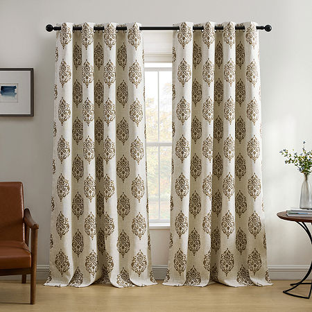 Click here for Elrene Navara Medallion Room Darkening Window Curt... prices