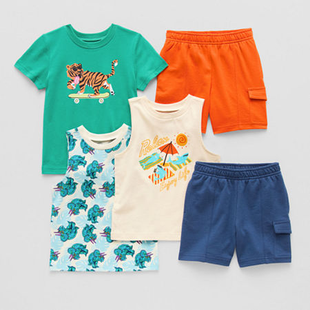 Click here for Okie Dokie Toddler & Little Boys 5-pc. Short Set... prices