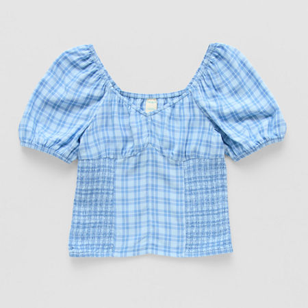 Click here for Thereabouts Little & Big Kid Girls U Neck Short Sl... prices