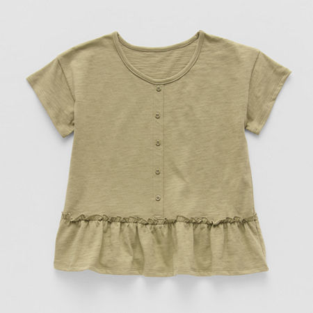 Click here for Thereabouts Little & Big Kid Girls Round Neck Shor... prices