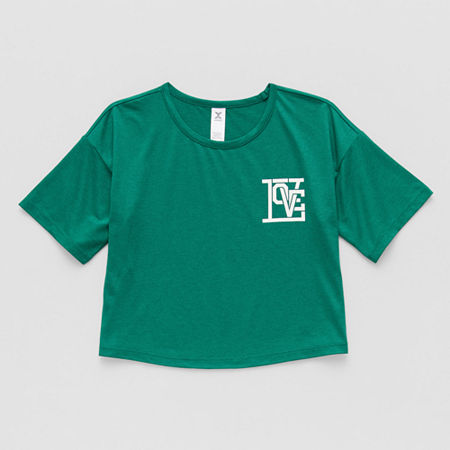 Click here for Xersion Little & Big Kid Girls Crew Neck Short Sle... prices
