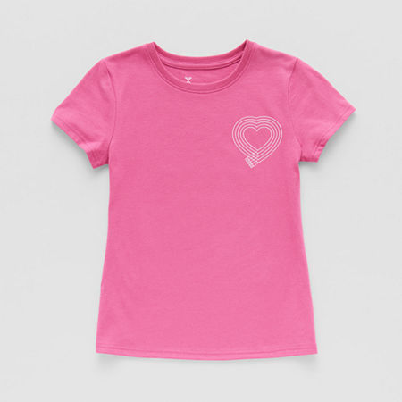 Click here for Xersion Little & Big Kid Girls Crew Neck Short Sle... prices