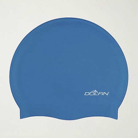 Click here for Dolfin Solid Silicone Swim Cap  One Size  Blue prices