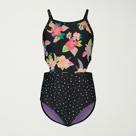 Click here for Roxy Big Kid Girls Floral Sleeveless One Piece Swi... prices