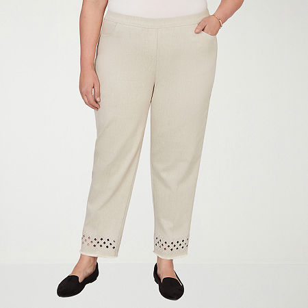 Click here for Alfred Dunner Detail Driven Womens Plus Straight A... prices