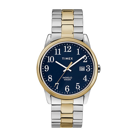 Mens Timex(R) Easy Reader Date Expansion Band Watch - TW2R58500JT