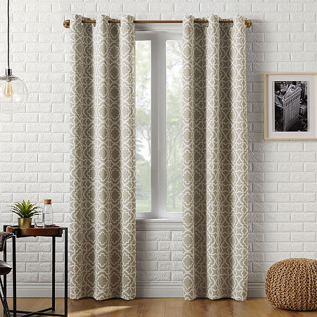 Click here for Barnett Trellis Blackout Grommet Curtain Panel - T... prices