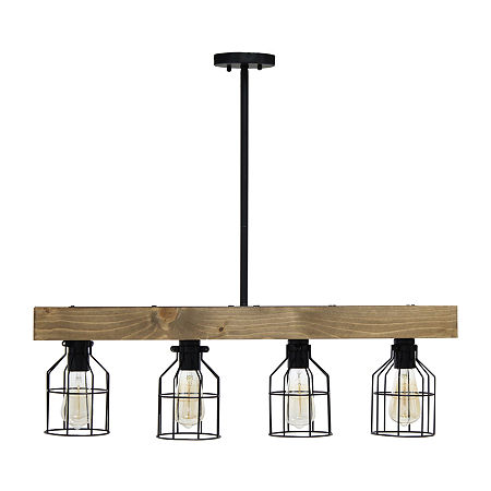 Click here for Lalia Home Barnlitt 4 Light Farmhouse Beam Pendant... prices