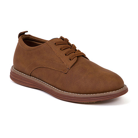 Deer Stags Little Boys Dapper Jr. Dress Casual Oxford Shoes - Chestnut  Brick