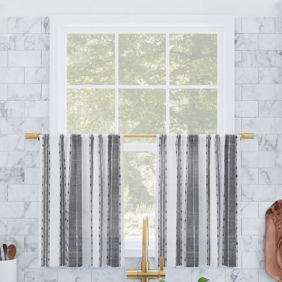 Archaeo Cassidy 2-pc. Rod Pocket Window Tier - JCPenney