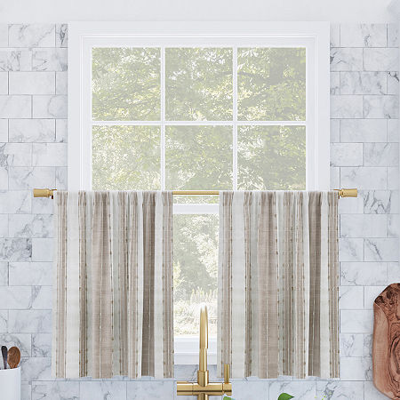 Click here for Archaeo Cassidy 2-pc. Rod Pocket Window Tier  One... prices