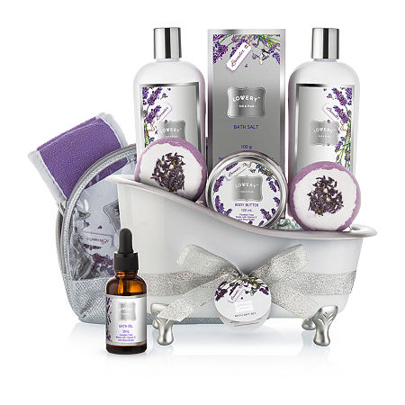 Click here for Lovery Lavender Home Spa Bath Set - 9pc Body Care... prices