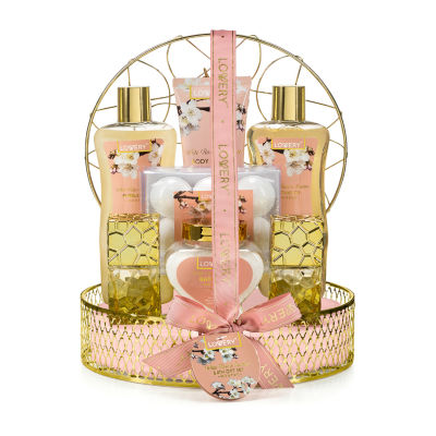 Lovery White Rose And Jasmine Spa Gift - 13pc Gold Perfume Set - JCPenney